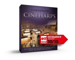 [セール] CineSamplesのKontakt、Kontakt Player用の「CineHarps」が$75オフの$174: Nice Disport