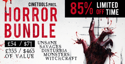 [セール] LoopmastersでCinetoolsの「Horror Bundle」が85%オフの8,003円: Nice Disport