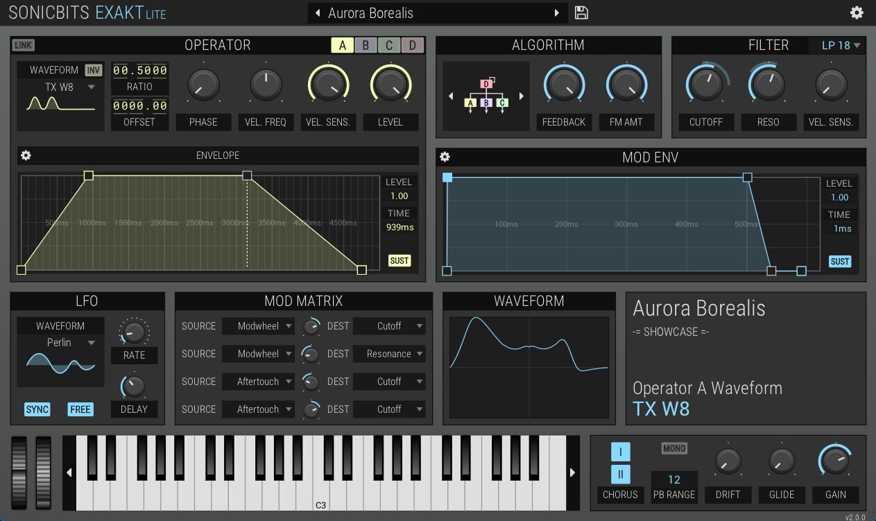 Sonicbitsの「Exakt Lite」がVersion 2.3.0へアップデート: Nice Disport