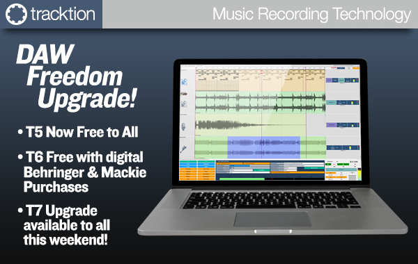 Tracktion Softwareの「Tracktion 5」が無償でダウンロード可能に: Nice Disport